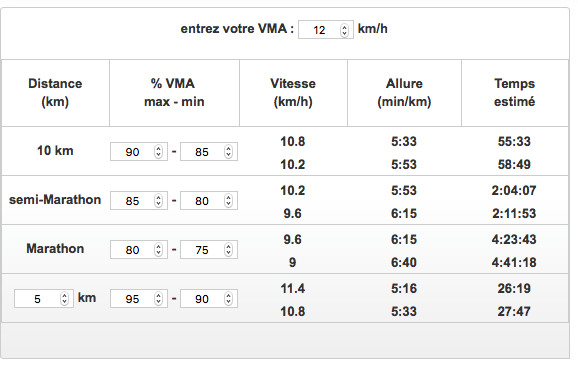 Le charabia de l’entrainement :VMA – Convivial Running Club Strasbourg